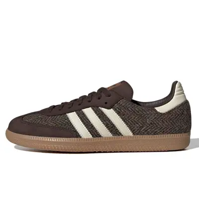 Harris Tweed x adidas Samba OG Dark Brown | ID1450 | The Sole Supplier