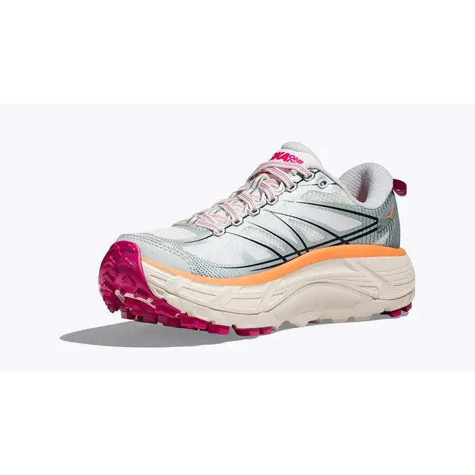 Hoka Mafate Speed 2 White Ice flow | The Sole Supplier