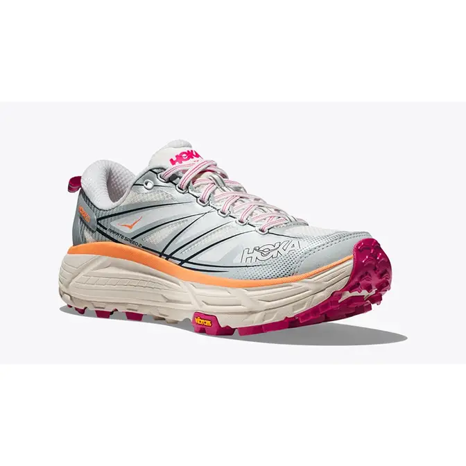 Hoka Mafate Speed 2 White Ice flow | The Sole Supplier