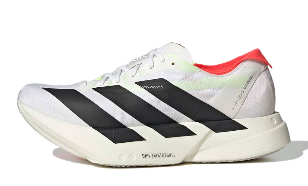 adidas Adizero Adios Pro 4 White Black Silver Womens | Where To Buy ...