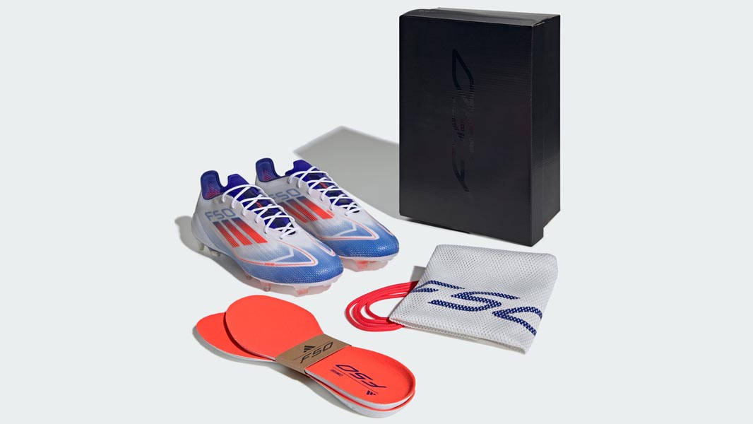 adidas F50 Elite FG White Red Blue | IF8818 | The Sole Supplier