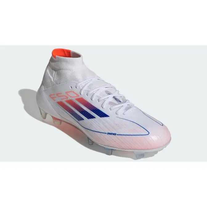 adidas F50 Elite Mid-Cut FG White Blue Red | ID9203 | The Sole Supplier