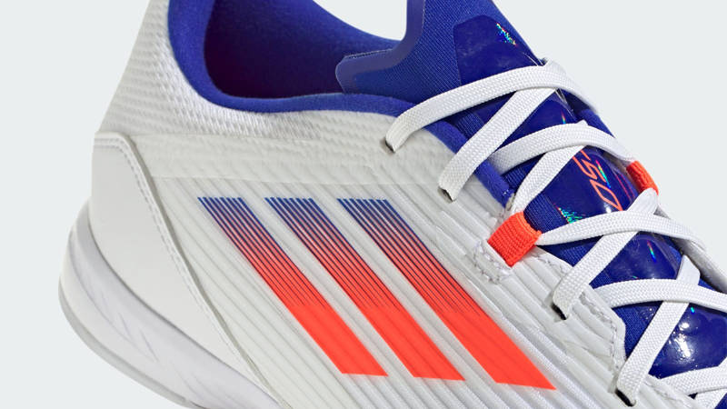 adidas F50 League Indoor Boots White Red Blue | IF1395 | The Sole Supplier