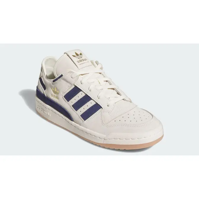 adidas Forum Low CL Cream White Dark Blue | IF9681 | The Sole Supplier