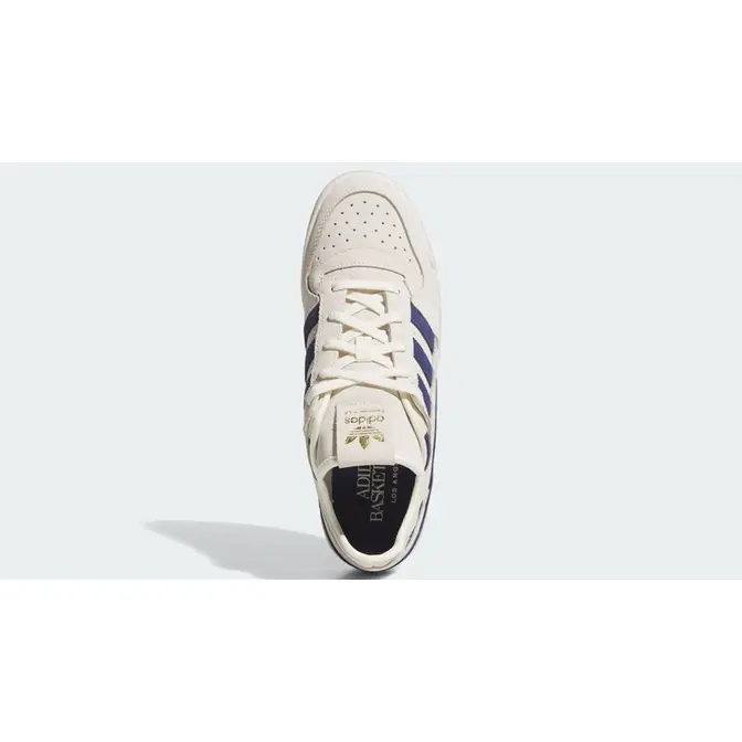 adidas Forum Low CL Cream White Dark Blue | IF9681 | The Sole Supplier