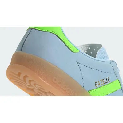 adidas Gazelle Indoor Clear Sky Solar Green | JI1372 | The Sole Supplier
