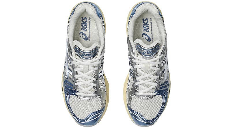 ASICS Gel-Kayano 14 Cream Metallic Blue | 1203A537-102 | The Sole Supplier