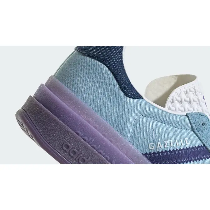 KSENIASCHNAIDER x adidas Gazelle Bold Denim | IG4339 | The Sole Supplier