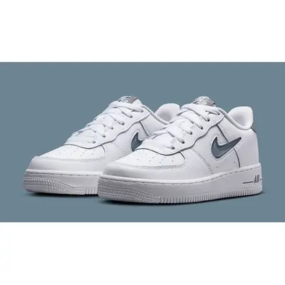 Nike Air Force 1 Low Jewel GS "White Grey" | HV2535-100 | The Sole Supplier