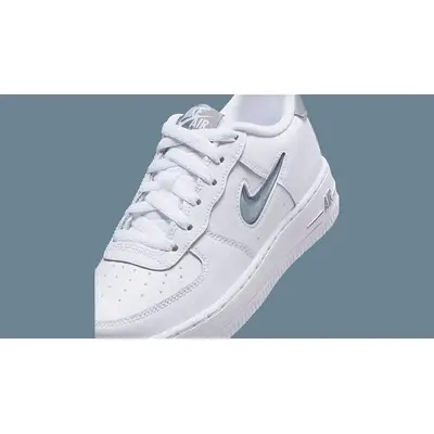 Nike Air Force 1 Low Jewel GS "White Grey" | HV2535-100 | The Sole Supplier