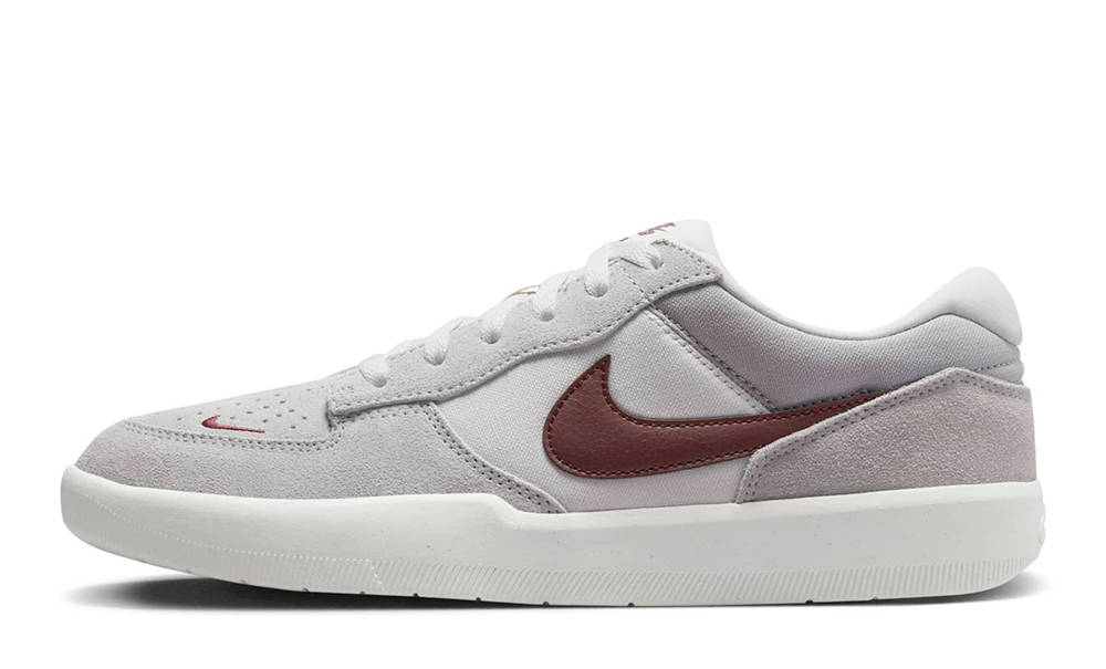 Nike SB Force 58 Platinum Tint Dark Team Red | FQ7637-001 | The Sole ...