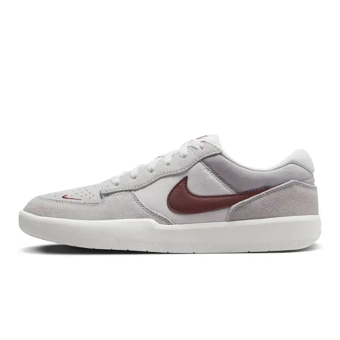 Nike SB Force 58 Platinum Tint Dark Team Red | FQ7637-001 | The Sole ...