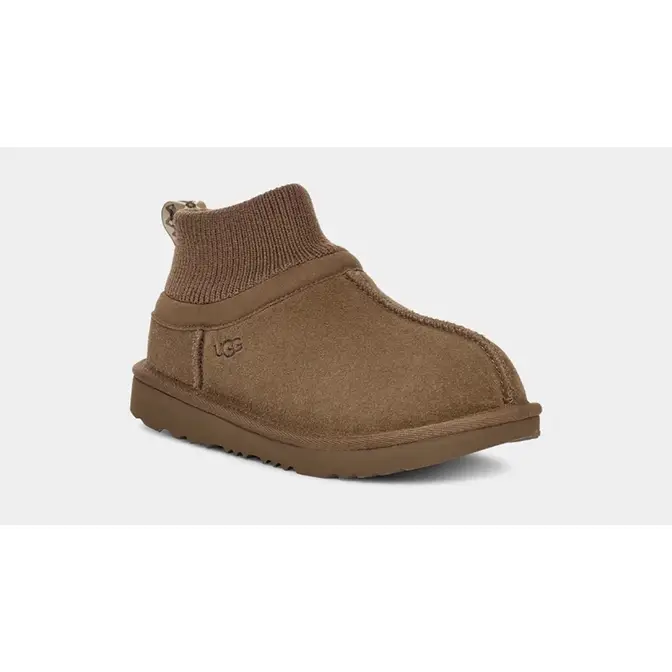 UGG Classic Ultra Mini Stretch Cuff Boot GS Hickory | 1157702K-HCK ...