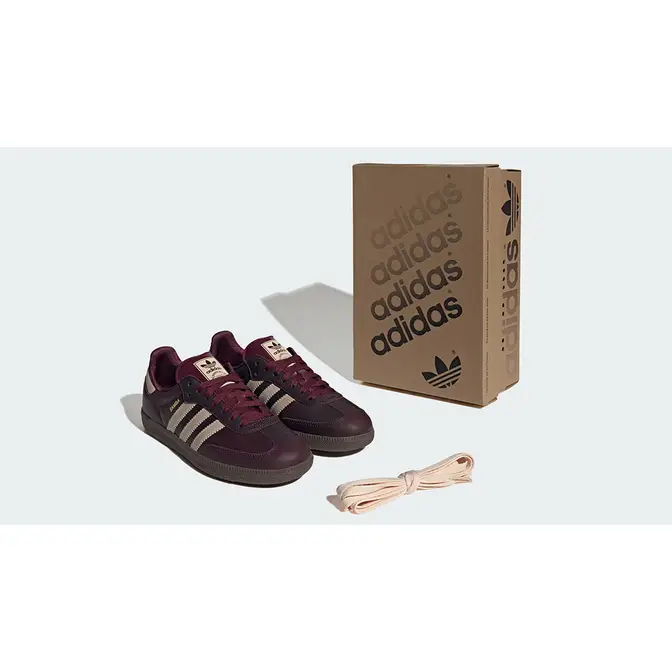adidas Samba OG Maroon Crystal Sand | IF7004 | The Sole Supplier