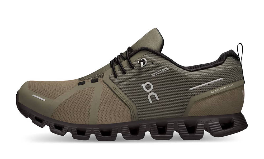 On Running Cloud 5 Waterproof Olive Black | The Sole Supplier