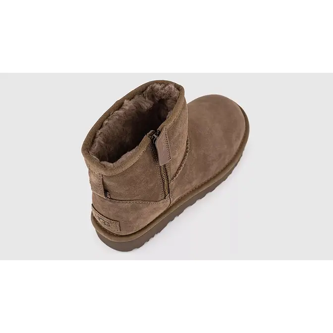 UGG Classic Mini Bailey Zip Boot Hickory | 1151230-HCK | The Sole Supplier