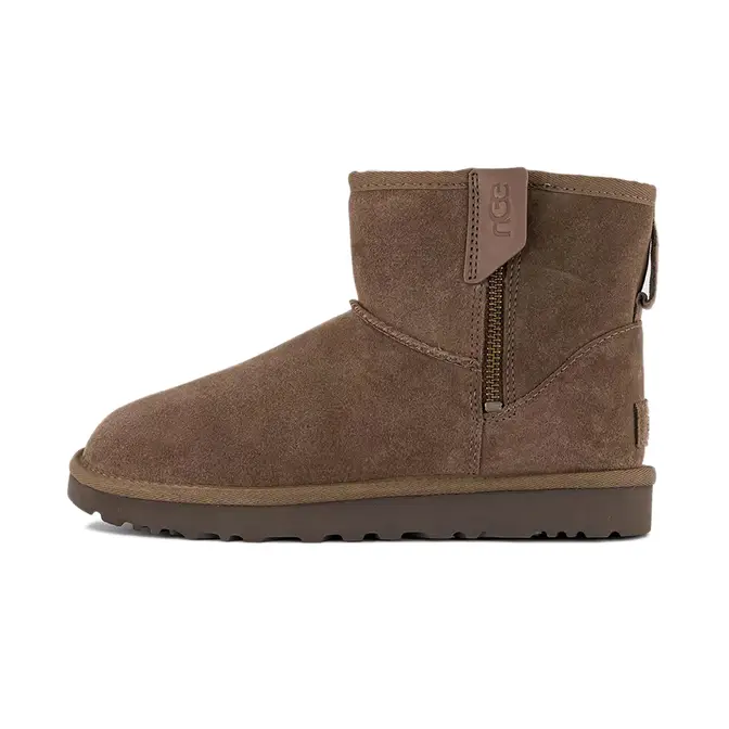 UGG Classic Mini Bailey Zip Boot Hickory | 1151230-HCK | The Sole Supplier
