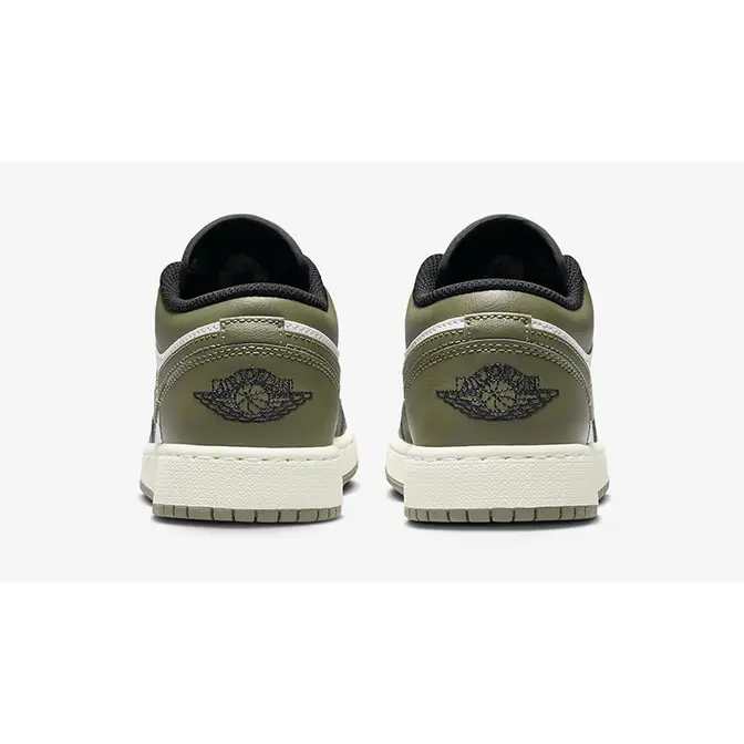 Air Jordan 1 Low GS Black Medium Olive | 553560-092 | The Sole Supplier