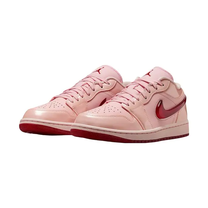 Air Jordan 1 Low Pink Patent Valentine's Day | HF3174-600 | The Sole ...
