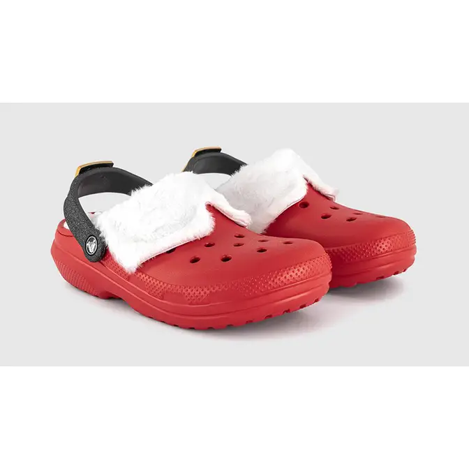 Crocs Classic Lined Clog Santa Red | 210933-6WE | The Sole Supplier