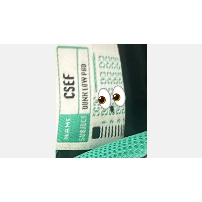 CSEF x Nike SB Dunk Low White Emerald | HJ4132-100 | The Sole Supplier