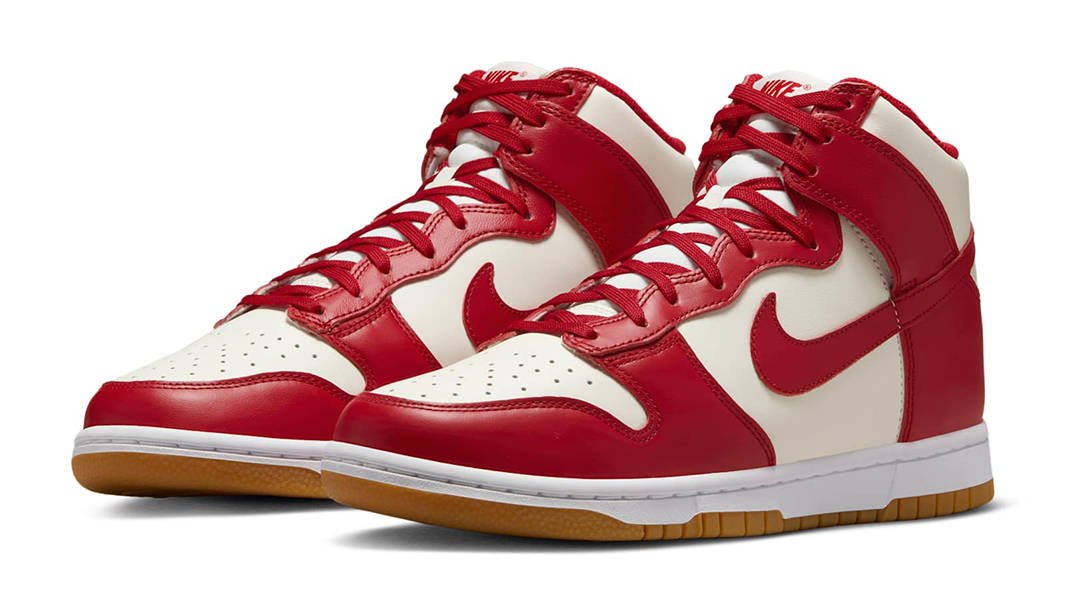 Nike Dunk High Sail Gym Red | DD1869-114 | The Sole Supplier