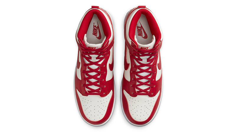 Nike Dunk High Sail Gym Red | DD1869-114 | The Sole Supplier