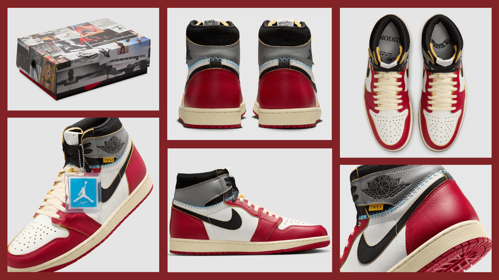Union LA x Air Jordan 1 High OG SP Varsity Red Drops on SNKRS Tomorrow | The Sole Supplier