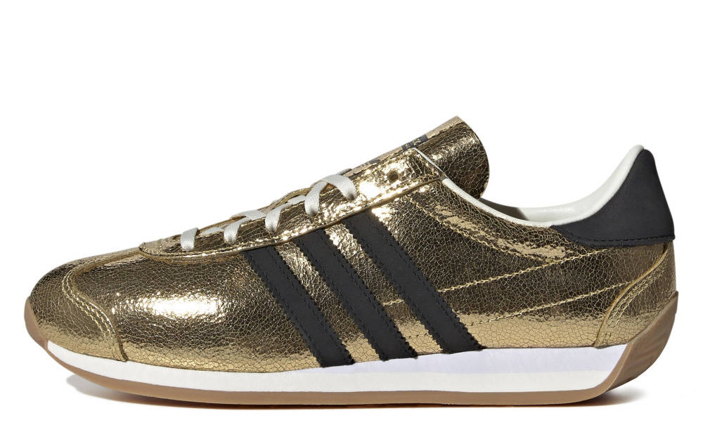 adidas Country OG Gold Metallic Black | JQ5110 | The Sole Supplier
