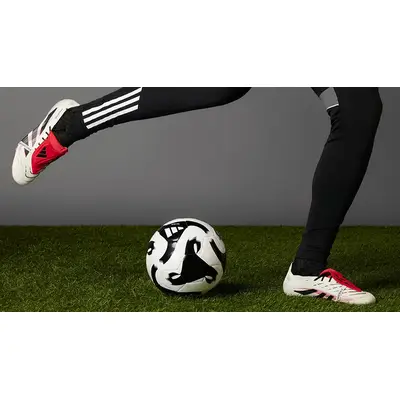 adidas Predator Elite Foldover Tongue FG Boots Off-White Ruby | ID8968 ...