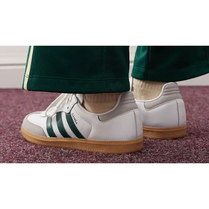 adidas Samba OG White Green Gum | JI2724 | The Sole Supplier