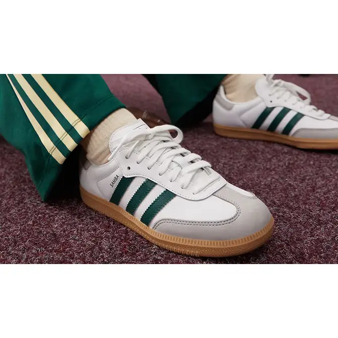 adidas Samba OG White Green Gum | JI2724 | The Sole Supplier