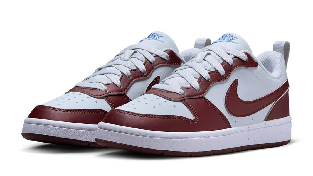 Nike Court Borough Low Recraft GS Dark Team Red | DV5456-006 | The Sole ...