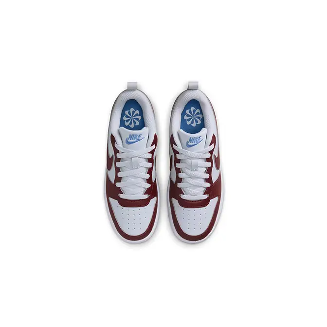 Nike Court Borough Low Recraft GS Dark Team Red | DV5456-006 | The Sole ...
