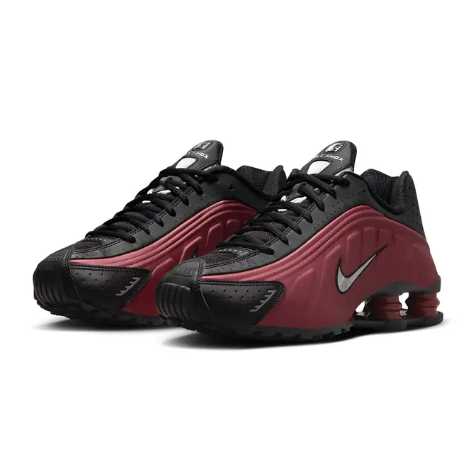 Nike Shox R4 Black Team Red | AR3565-009 | The Sole Supplier