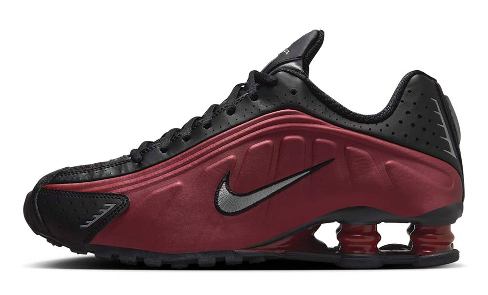 Nike Shox R4 Black Team Red | AR3565-009 | The Sole Supplier
