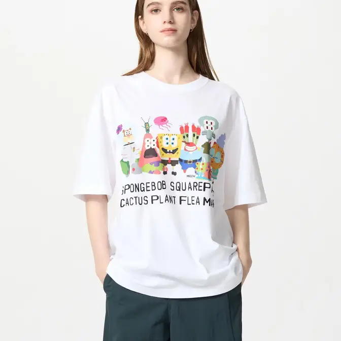 UNIQLO SpongeBob SquarePants Cactus Plant Flea Market UT Graphic T ...