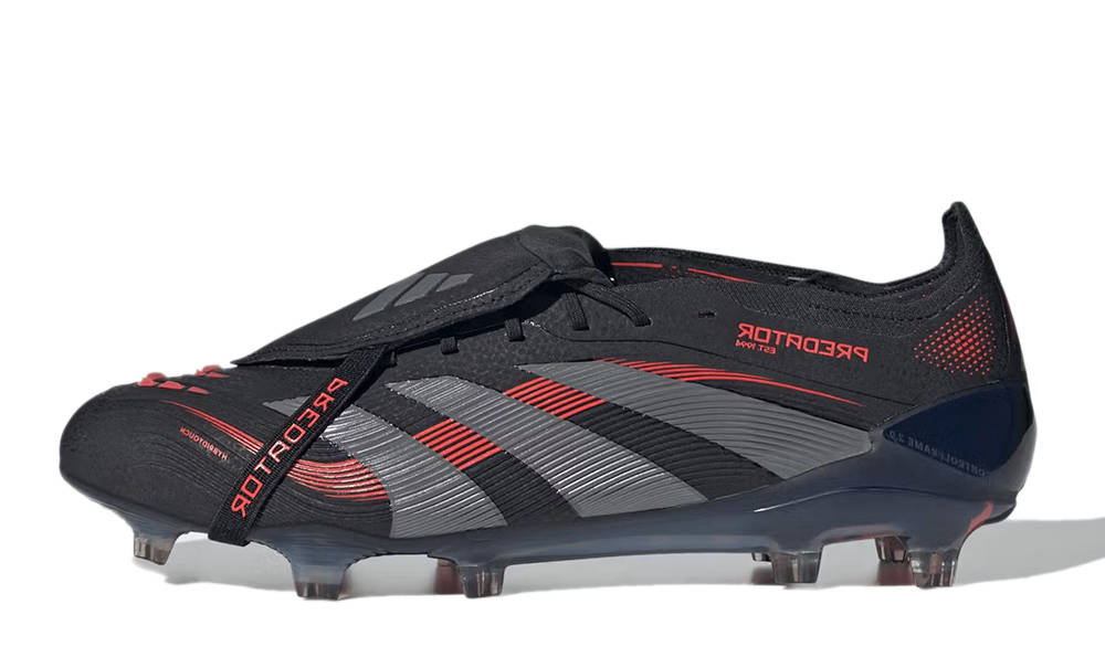 adidas Predator Elite Fold-Over Tongue Firm Ground Boots Black | ID8964 ...