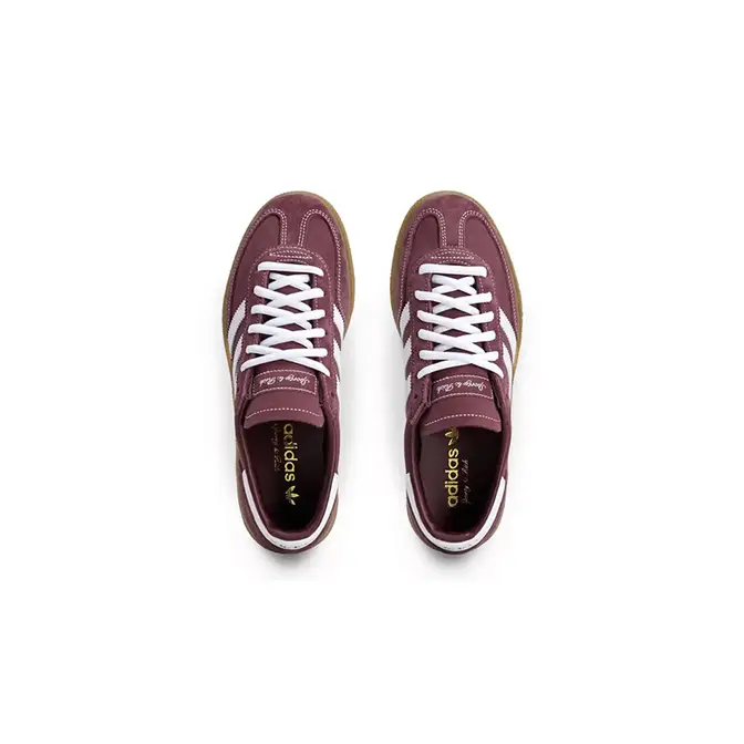 Sporty & Rich x adidas Handball Spezial Shadow Red | JP7068 | The Sole ...