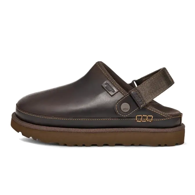 UGG Goldenstar Clog Leather Regen Ironwood | 1167536-IWD | The Sole Supplier