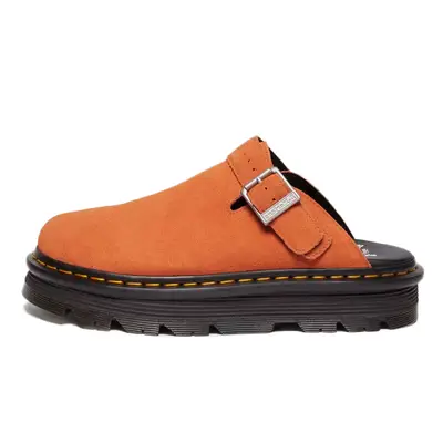 Dr. Martens Zebzag Suede Platform Mules Orange | 31937800 | The Sole ...