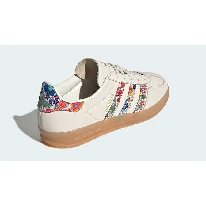 Liberty London x adidas Gazelle Indoor Floral Embroidery White | JH7370 ...