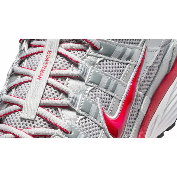 Nike P-6000 Metallic Silver Gym Red | CD6404-024 | The Sole Supplier