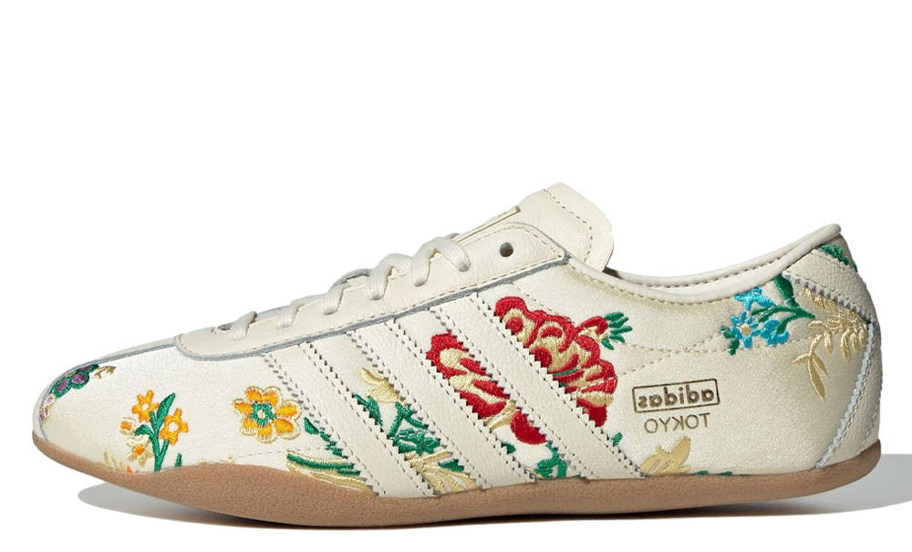 adidas Tokyo Floral Crew White | JQ1687 | The Sole Supplier