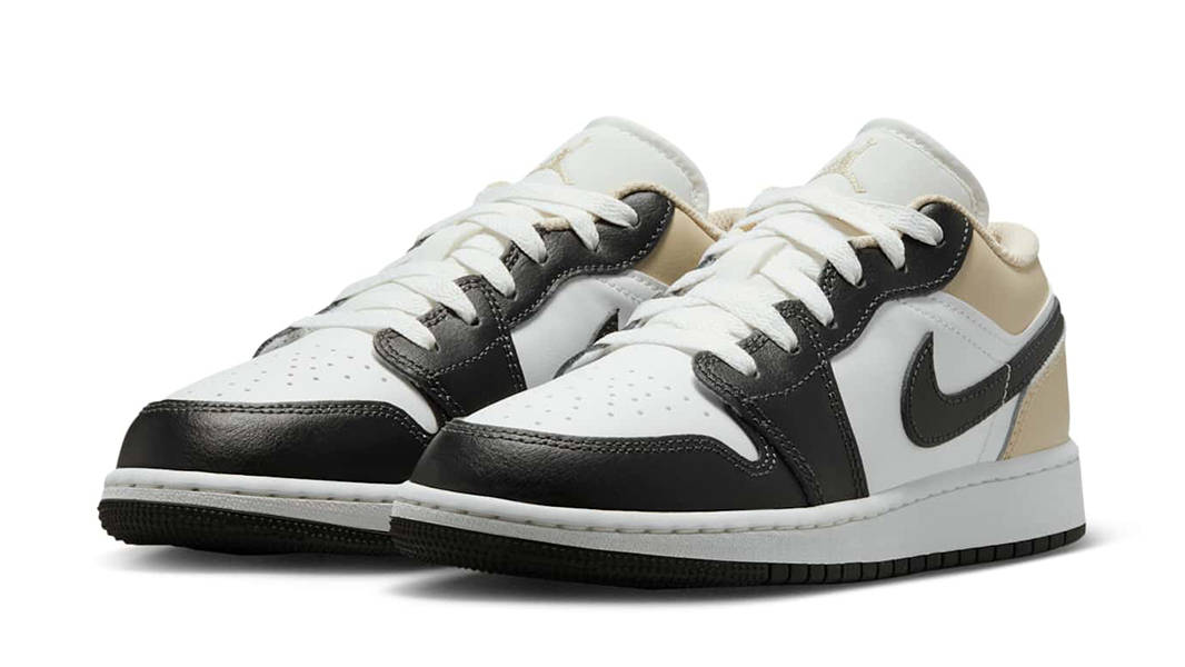 Air Jordan 1 Low GS White Rattan Off-Noir | 553560-153 | The Sole Supplier