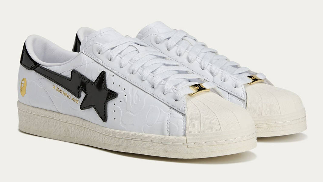 BAPE x adidas Superstar White Black | JR2701 | The Sole Supplier