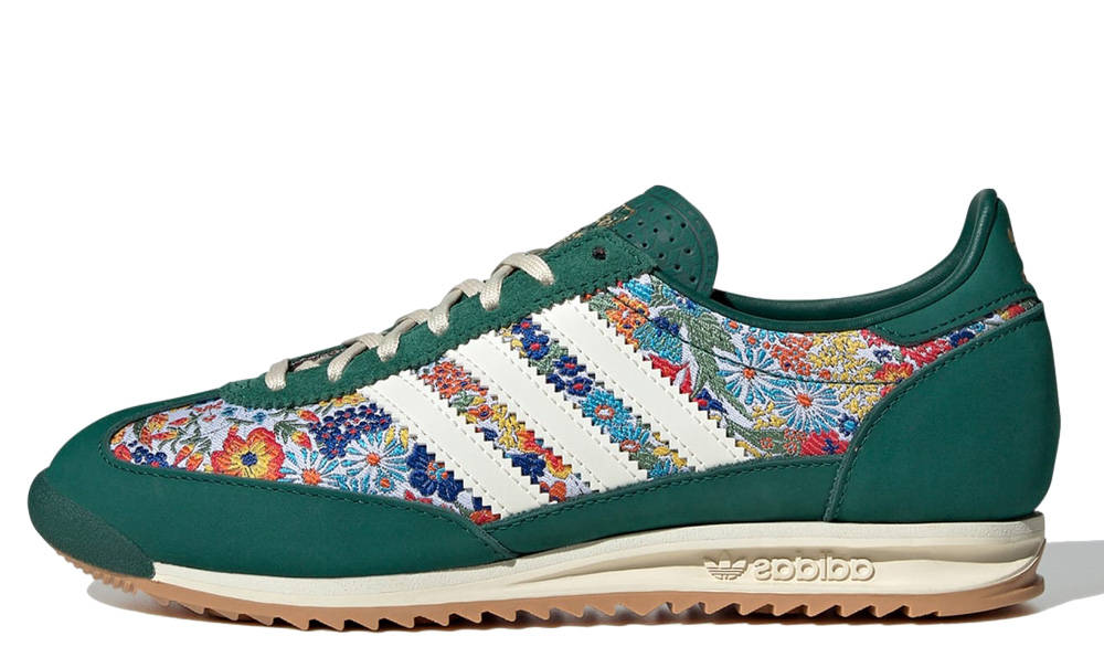 Liberty London x adidas SL 72 OG Collegiate Green | JH7226 | The Sole ...