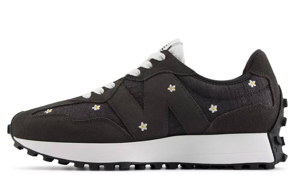 New Balance 327 Floral Print Black | WS327DCB | The Sole Supplier