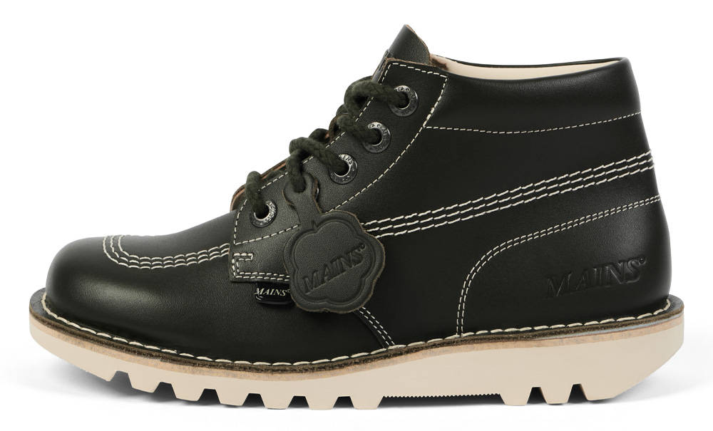 MAINS x Kickers Kick Hi Dark Green | The Sole Supplier