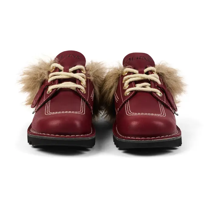MAINS x Kickers Kick Mule Dark Red | The Sole Supplier